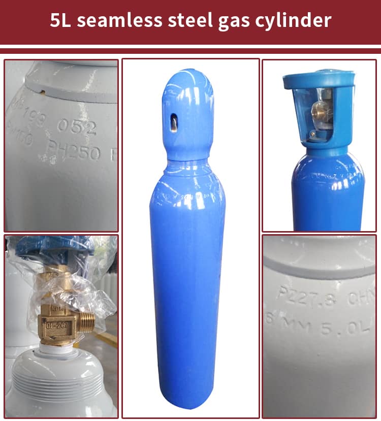 Oxygen Bottle, portable oxygen cylinder, 5 LITER | DSW