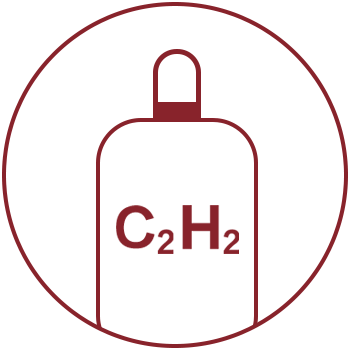 Acetylene,C2H2 Gas - DSW