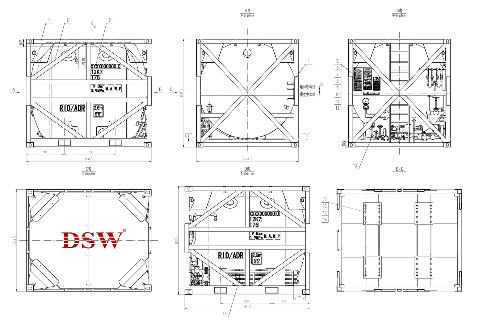 Isotainer，10FT Tank Containers | ISO tank supplier