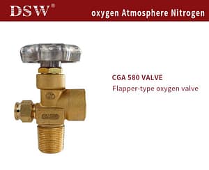 CGA580 Cylinder Valves for Argon, Helium, Nitrogen Use